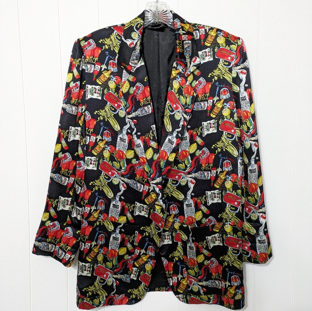 Vintage Silk Nicole Miller 1992, Absolut Vodka Bloody… - Gem